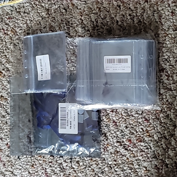 fushing | Office | Clear Plastic Horizontal Name Tag Badge Id Card ...